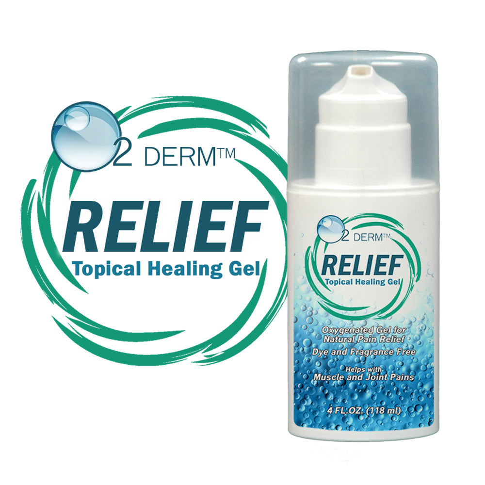 O2 Derm RELIEF Topical Healing Gel – OxygeNation Therapeutic Gels